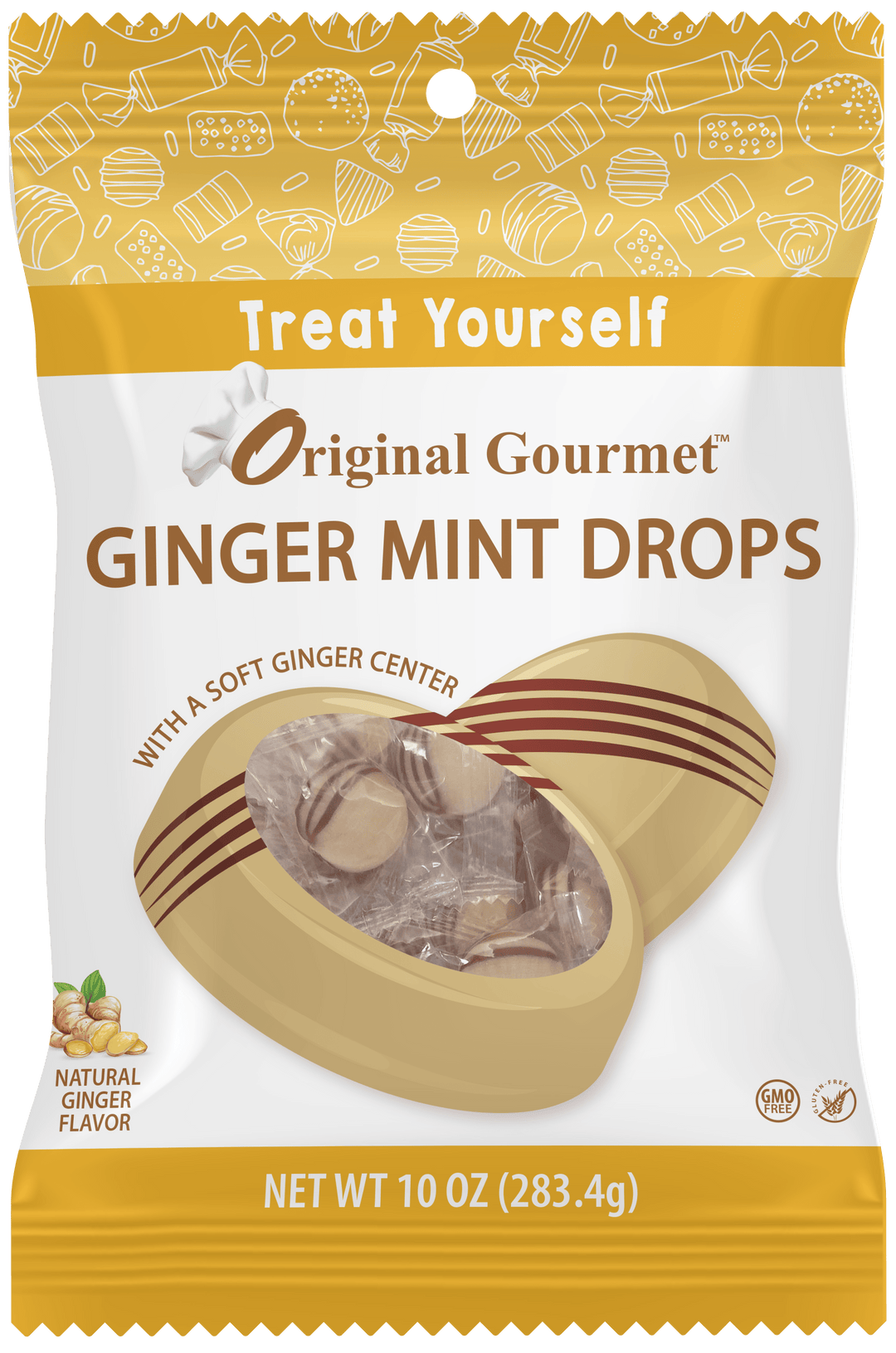 10oz Ginger Mint Drops – Original Gourmet Food Co